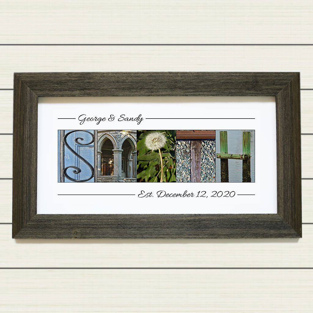 Framed Alphabet Photography Print – Alphabet Art Photos